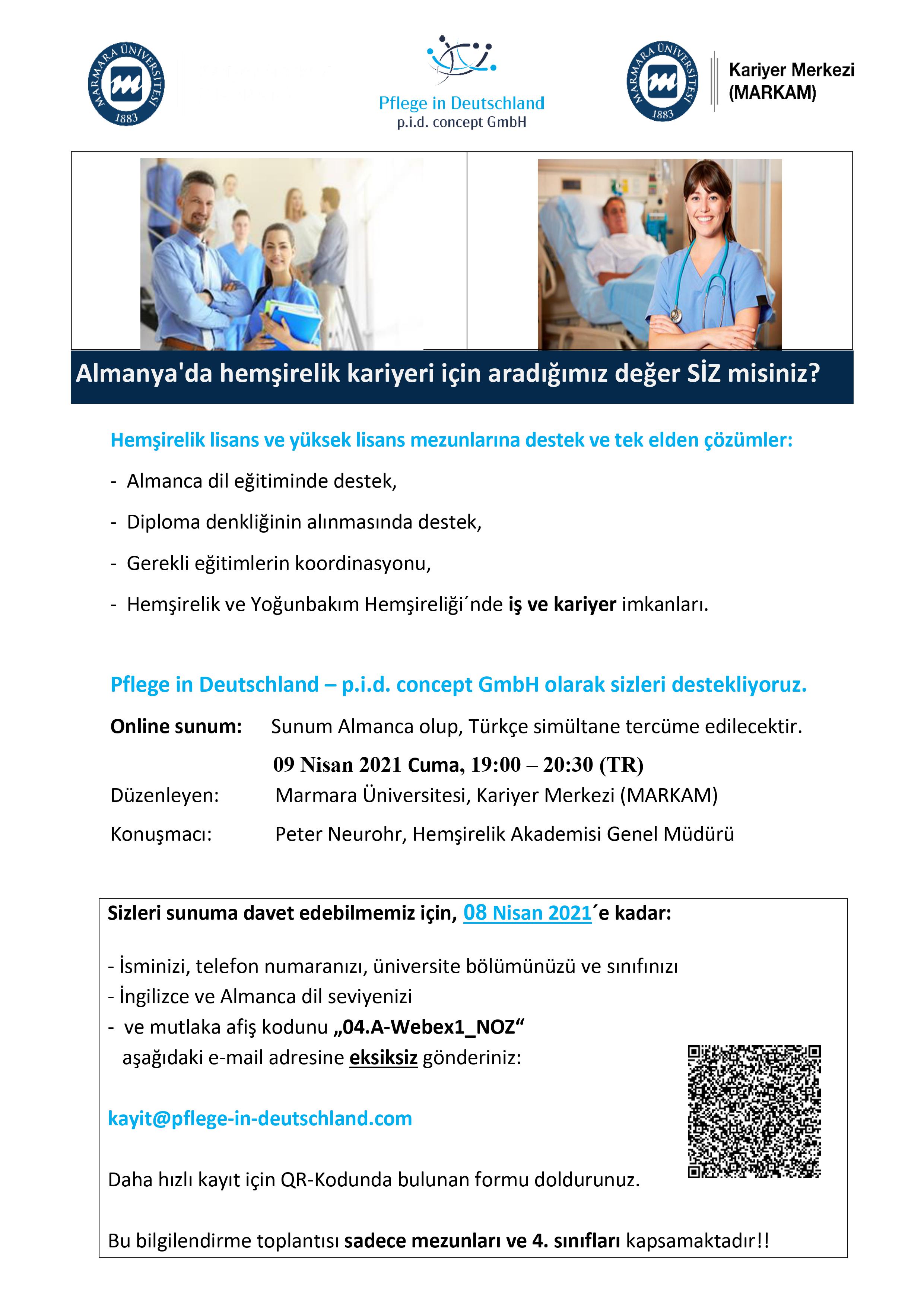 "Almanya'da Hemşirelik Kariyeri İçin Aradığımız Değer Siz Misiniz ...